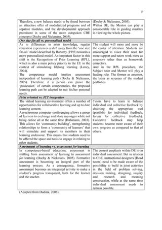 Staff Competence Profiles Distance Education_EDEN 2007 | PDF