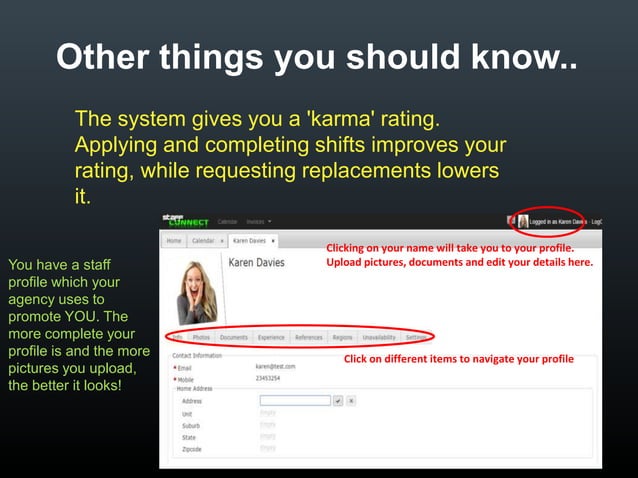 Staffconnect Staff Quickstart Guide | PPTX