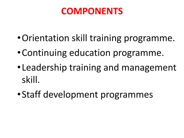 Staff developement | PPT