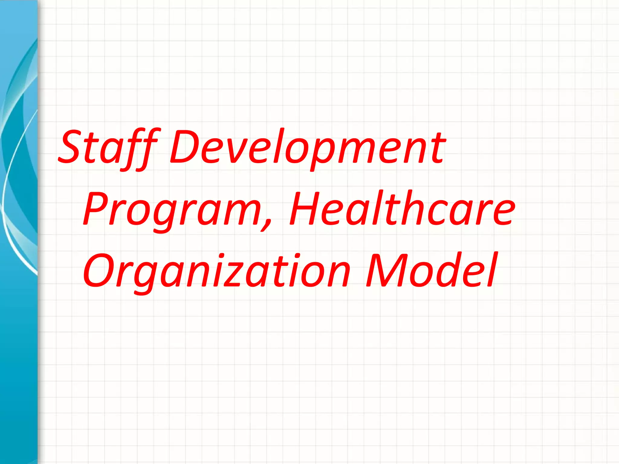 Staff development | PPT