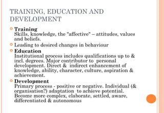 Strategic Training and Development | PPT