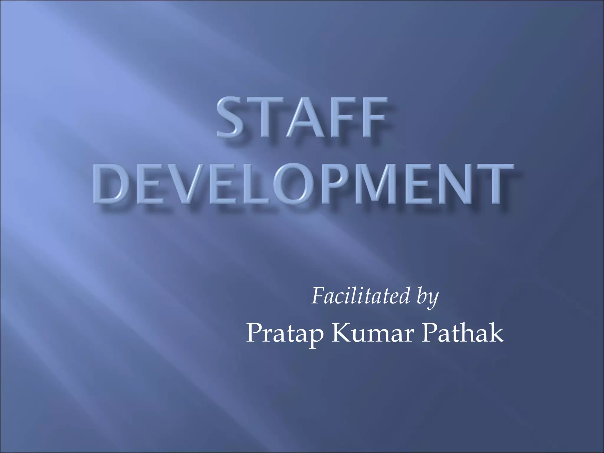 Staff development | PPT