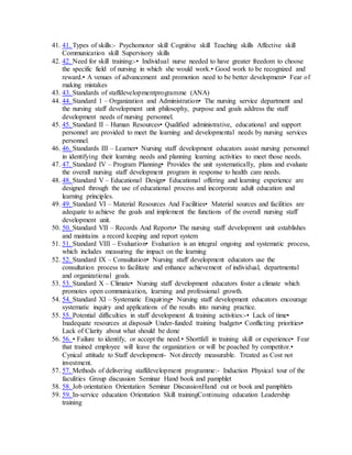 Staff development | DOCX