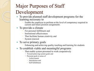 Staff Development | PPTX