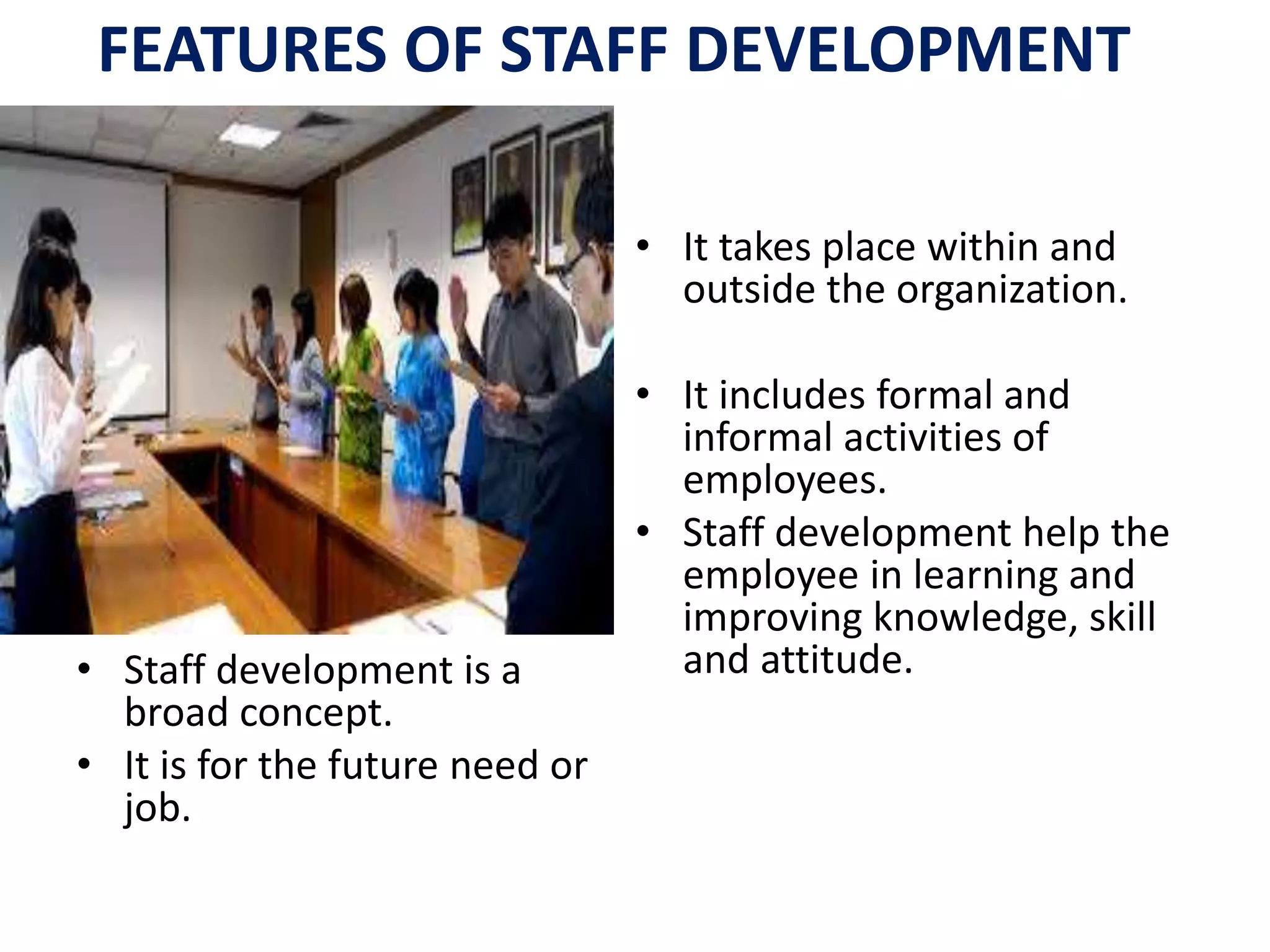 Staff development. | PPTX