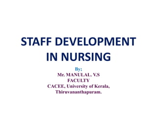 Staff development. | PPTX