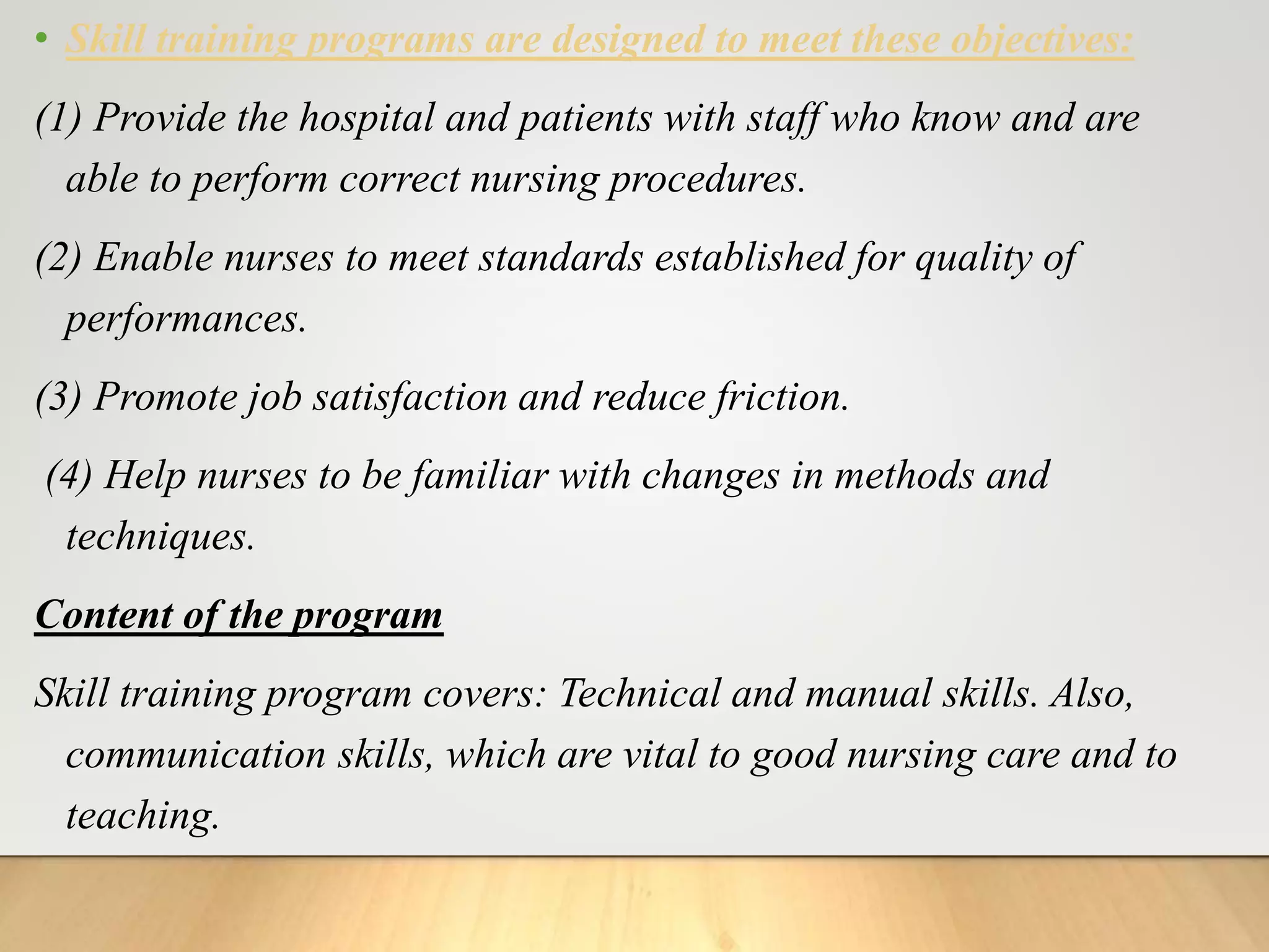 Staff development | PPTX