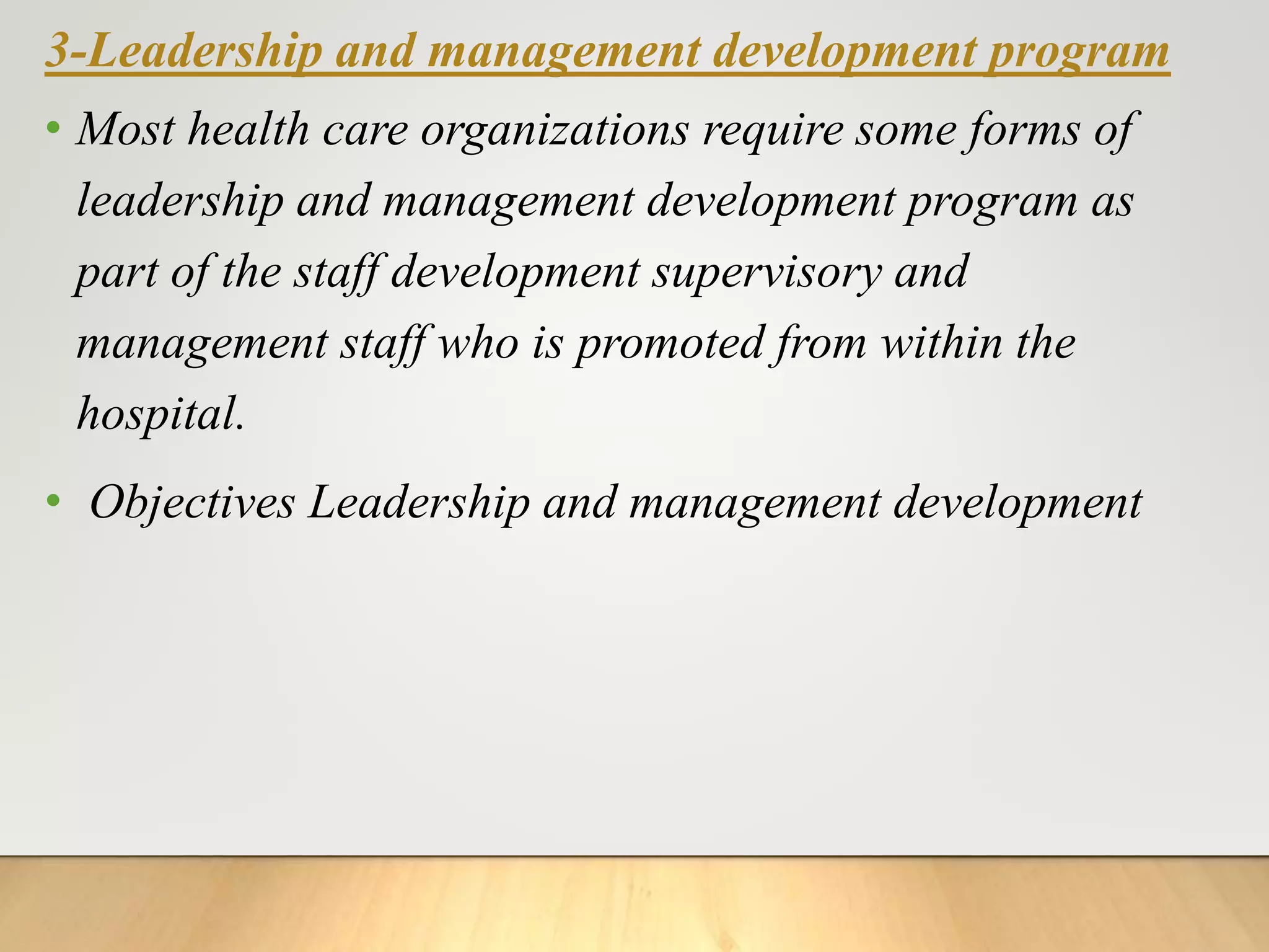 Staff development | PPTX