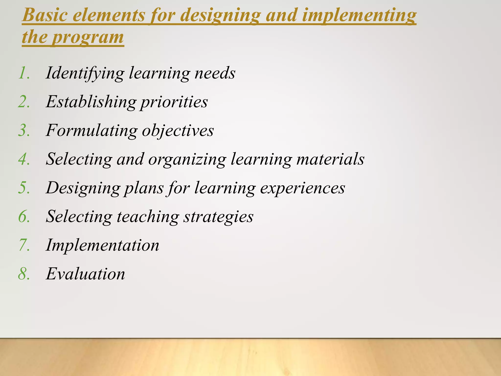 Staff development | PPTX