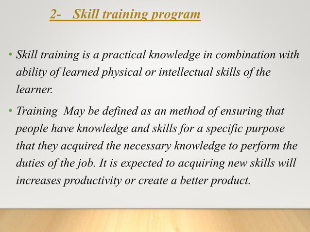 Staff development | PPTX