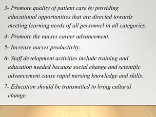 Staff development | PPTX