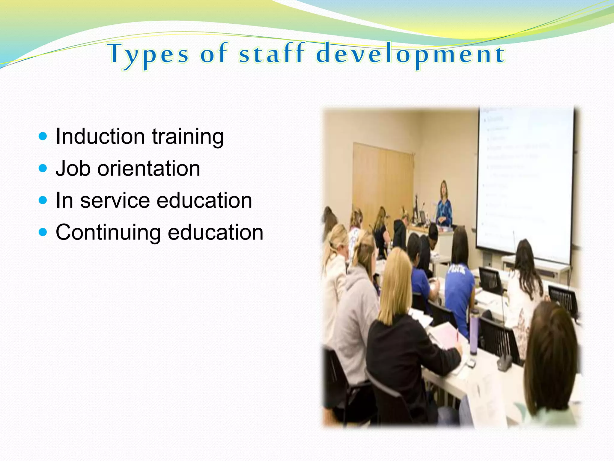 Staff development program | PPTX