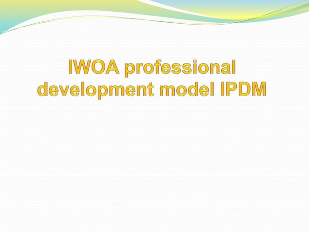 Staff development program | PPTX