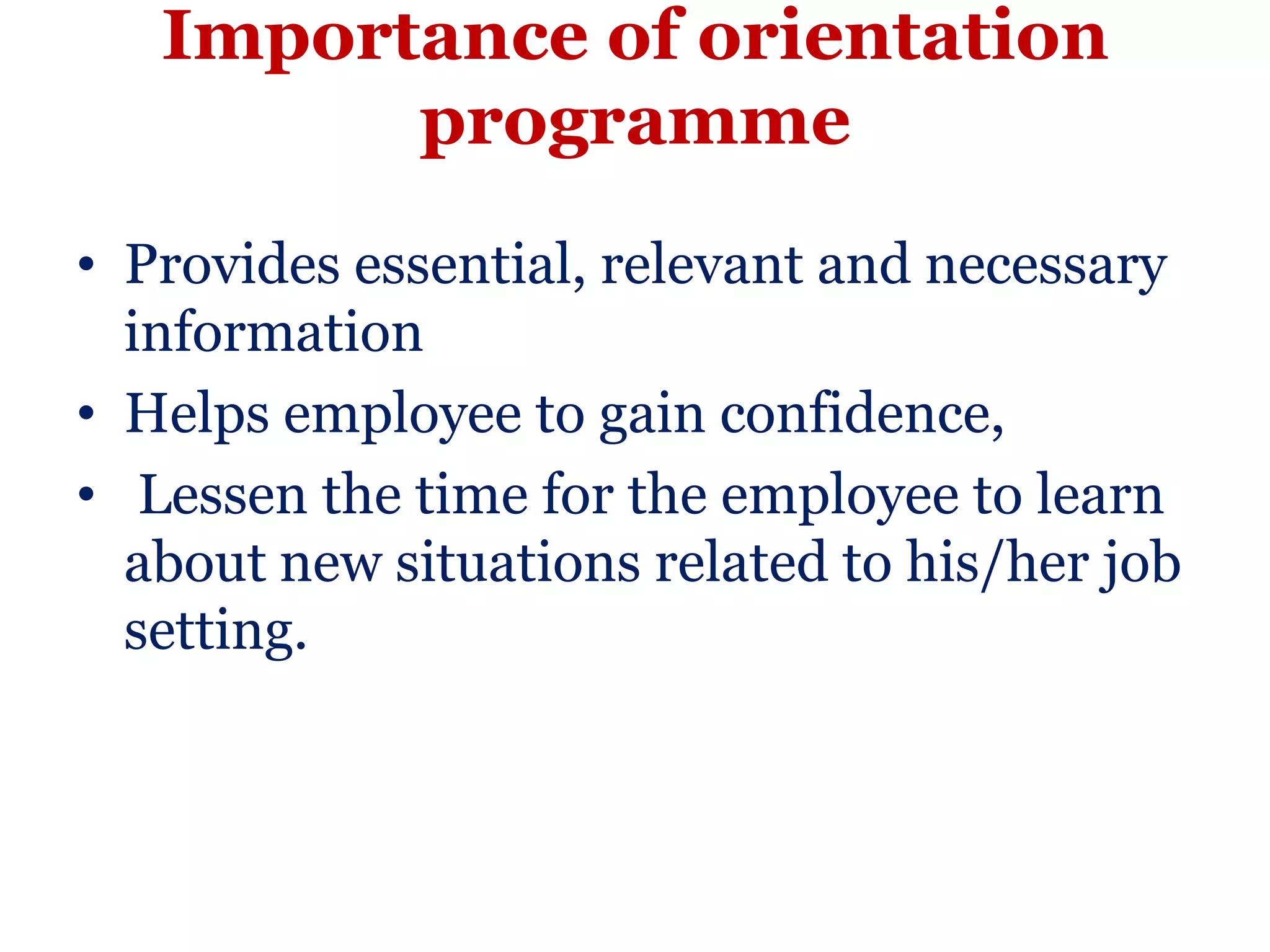 Staff development programme | PPTX