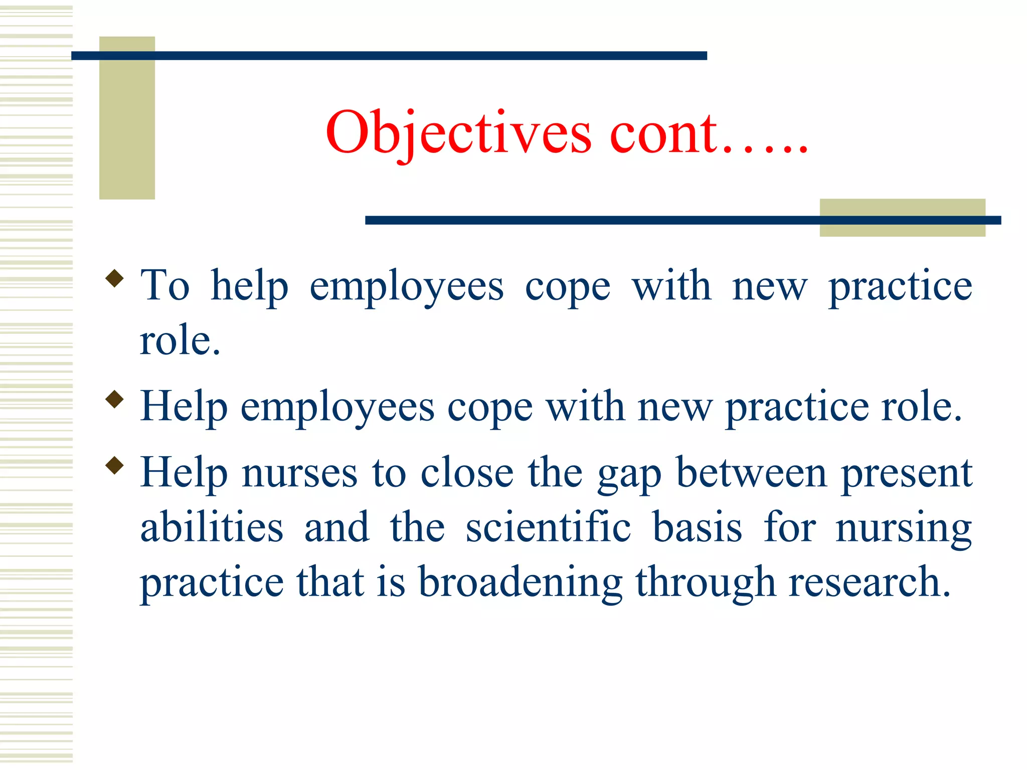 Staff development programme | PPT