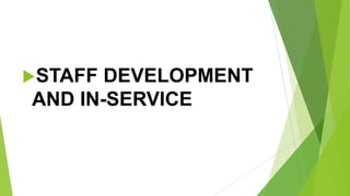 Staff development slides | PPTX