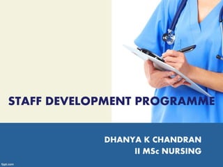 Staff developmenmt programme | PPT