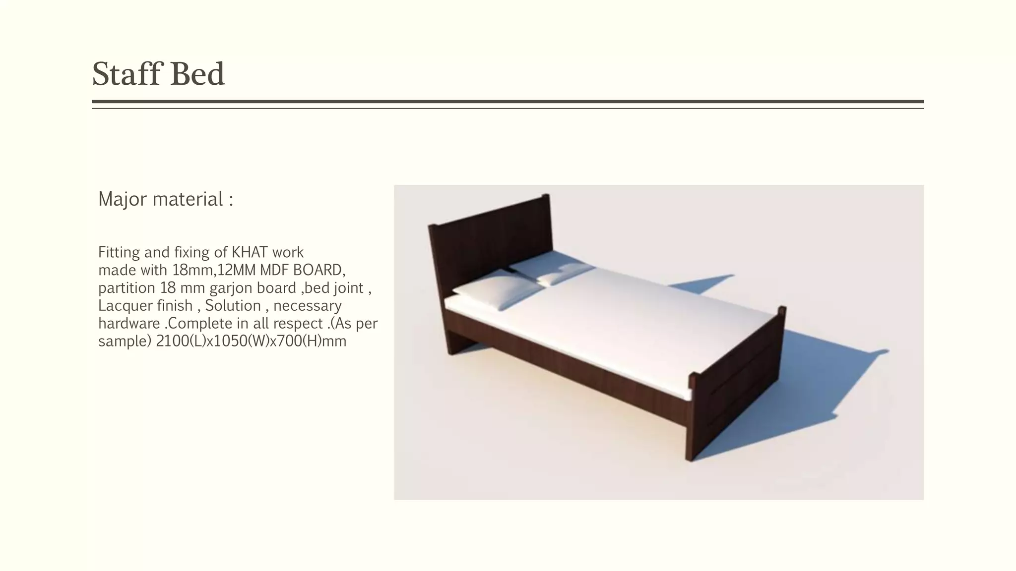 STAFF DORMITORY FURNITURE.pptx