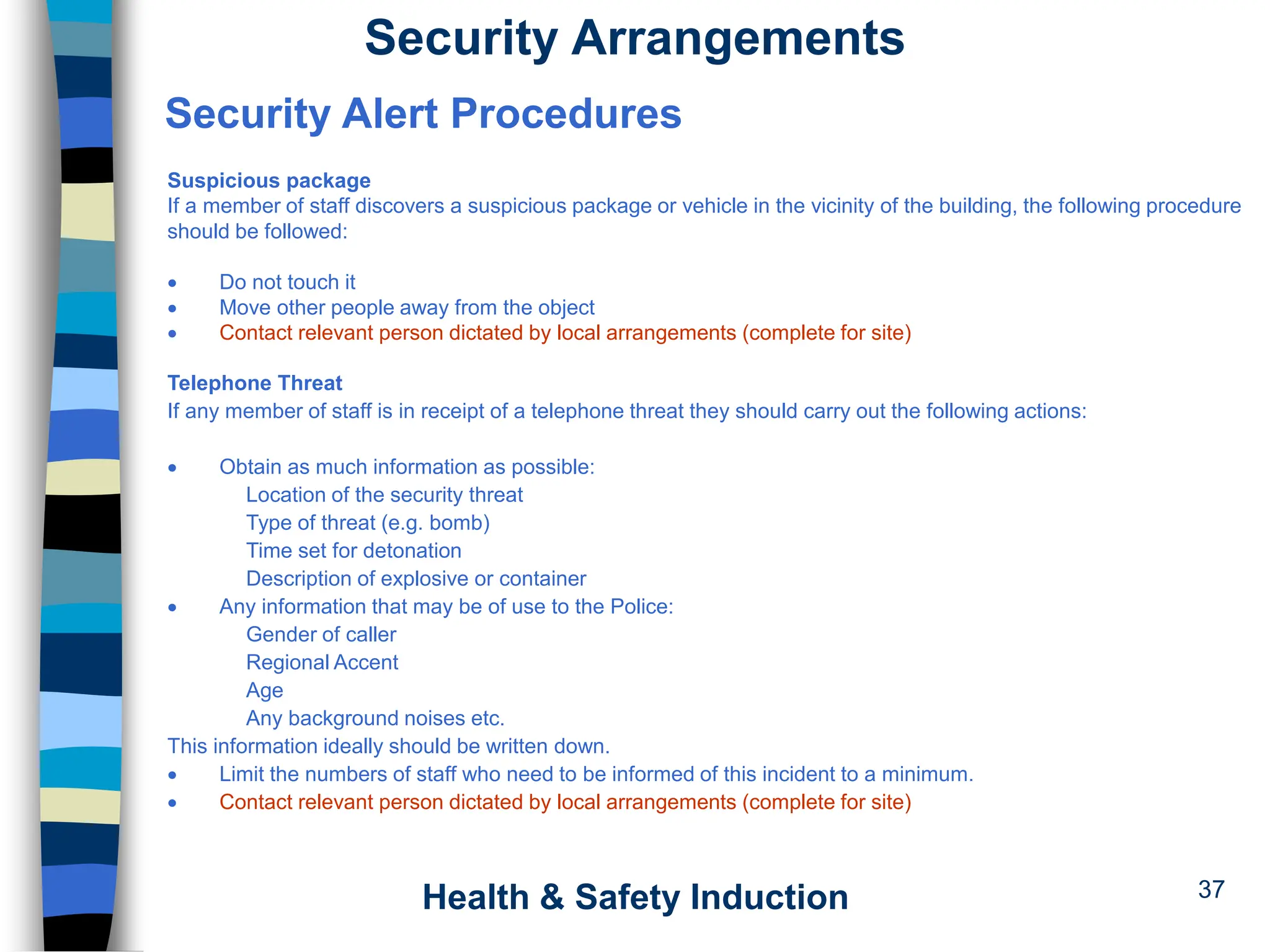 Staff EHS induction presentation.ppt.... | PPT