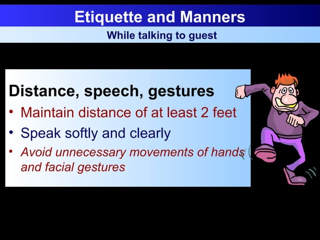 Staff etiquette & manners in hospitality | PPT | Travel Preparation and ...