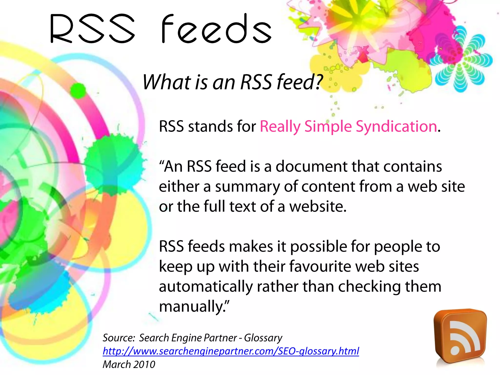 An Introduction to RSS Feeds | PPT