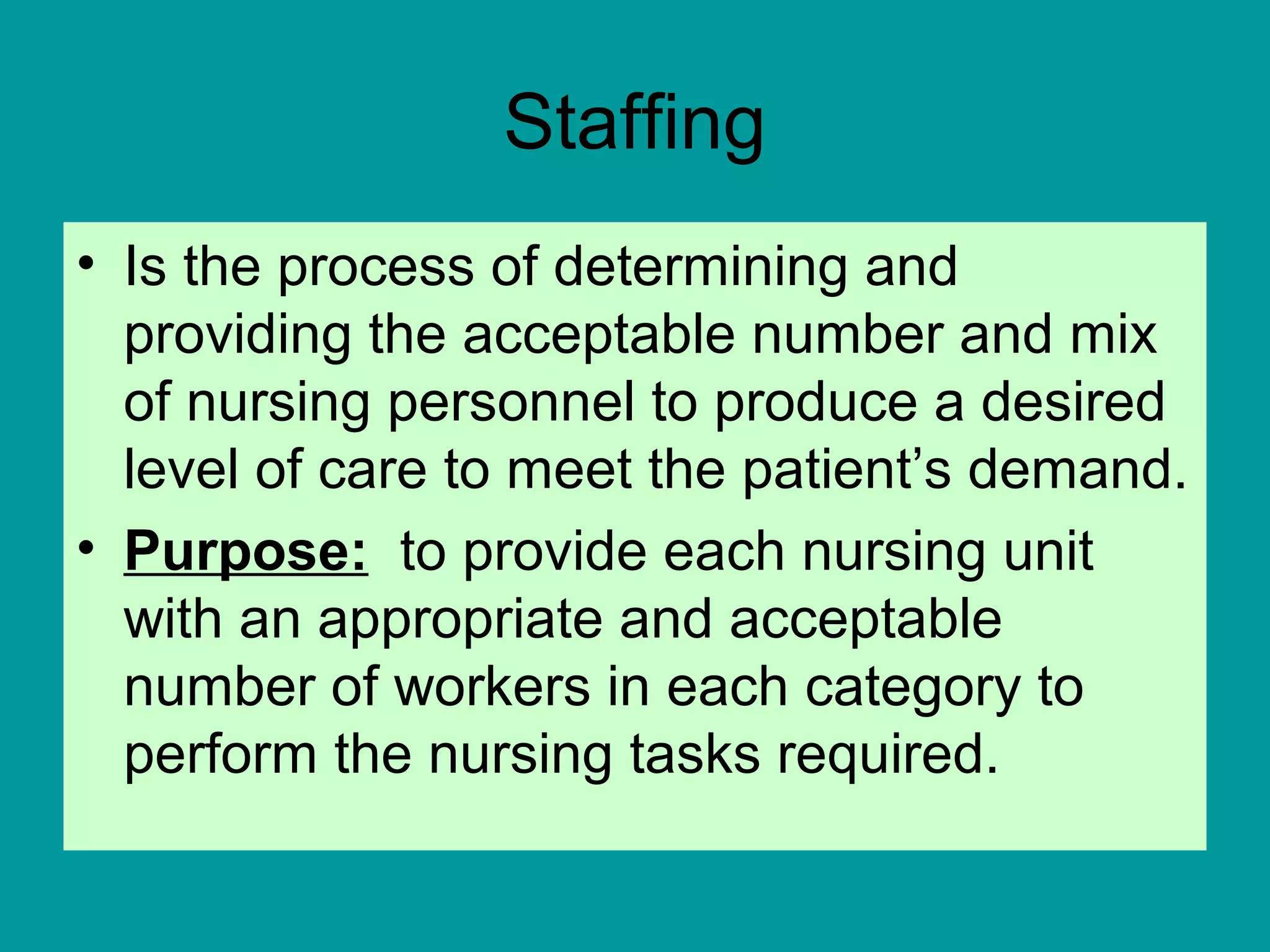 Staffing | PPT