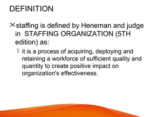 Staffing | PPT