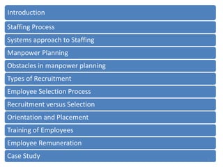 Staffing | PPT
