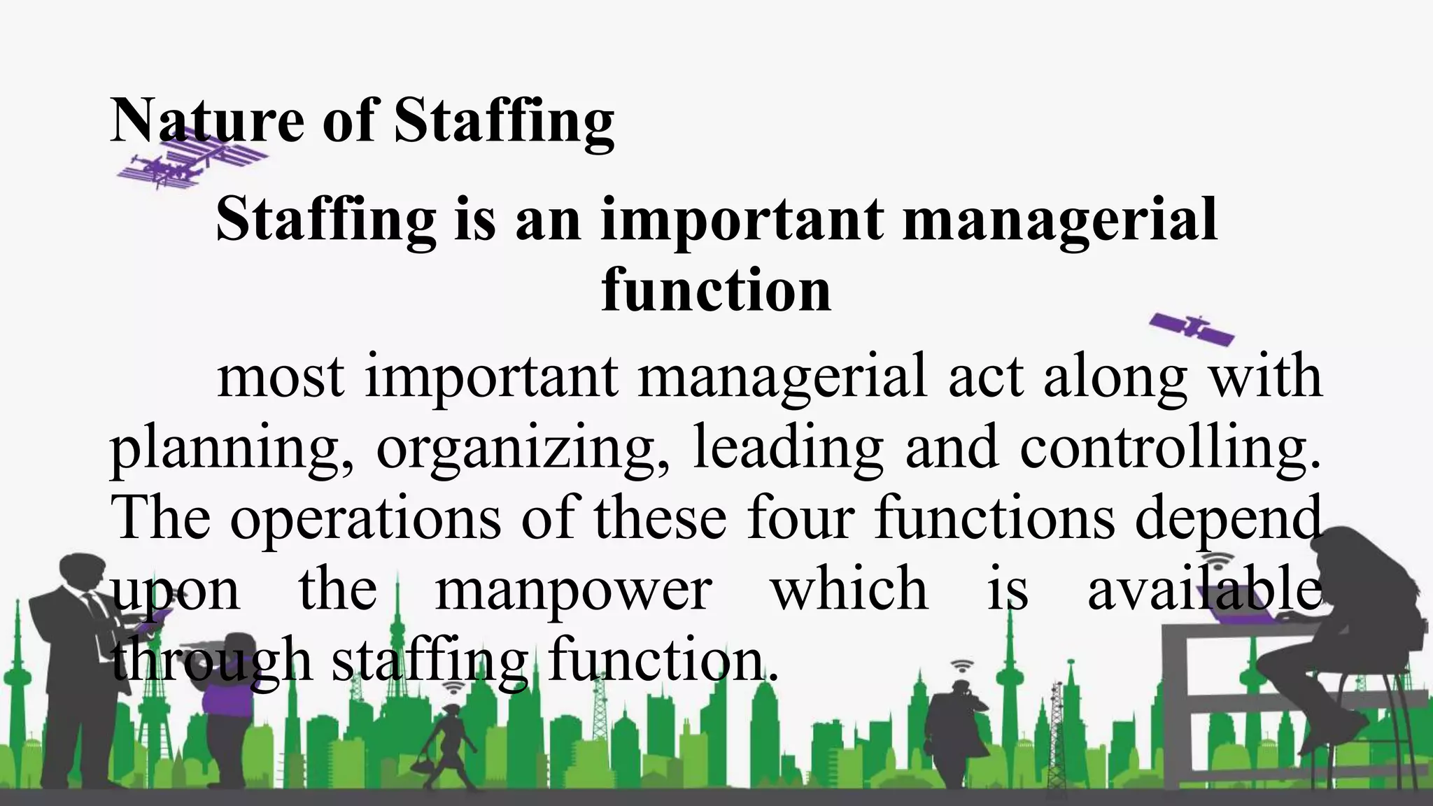 Staffing (Organizational Management) | PPTX