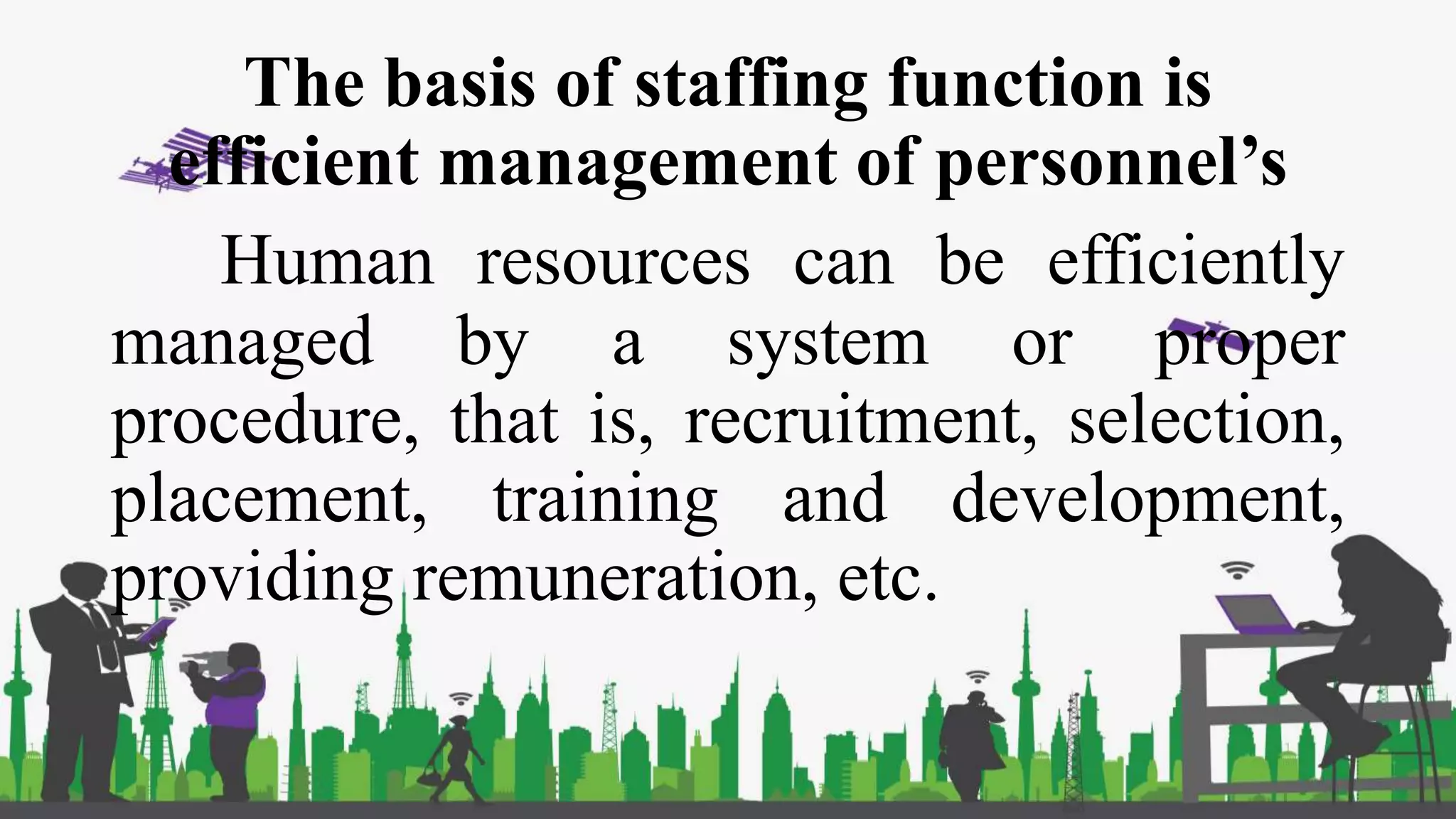 Staffing (Organizational Management) | PPTX