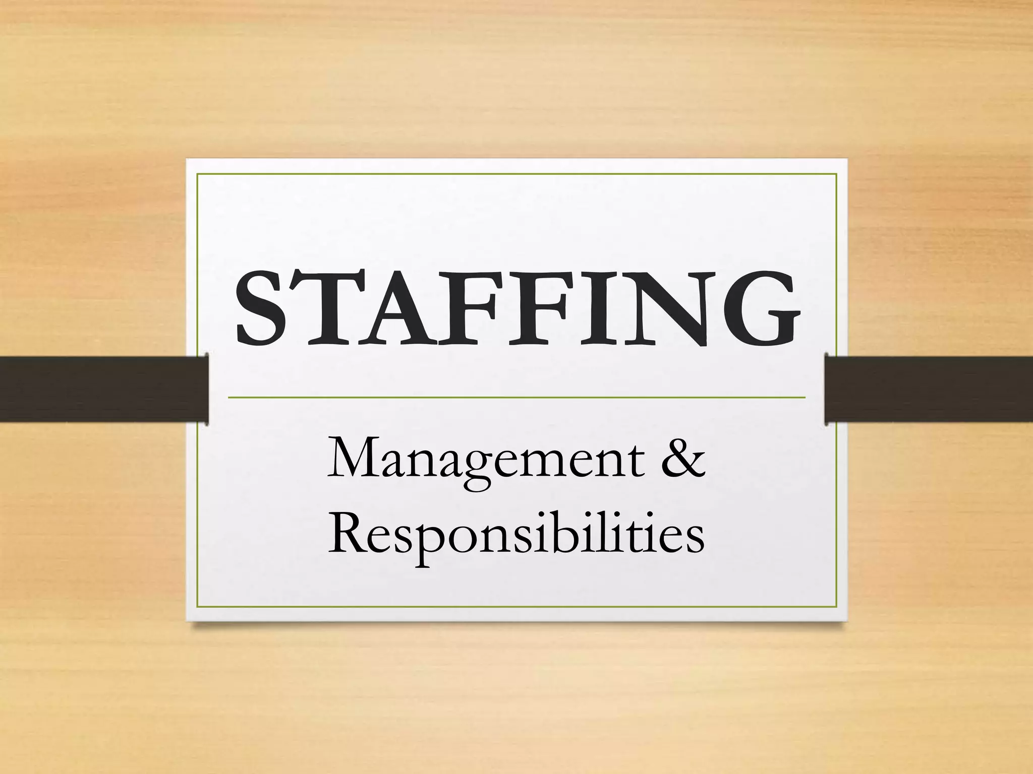 Staffing | PPTX
