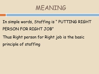 Staffing | PPTX