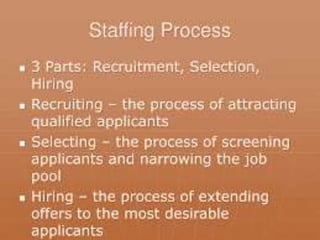 Staffing | PPTX