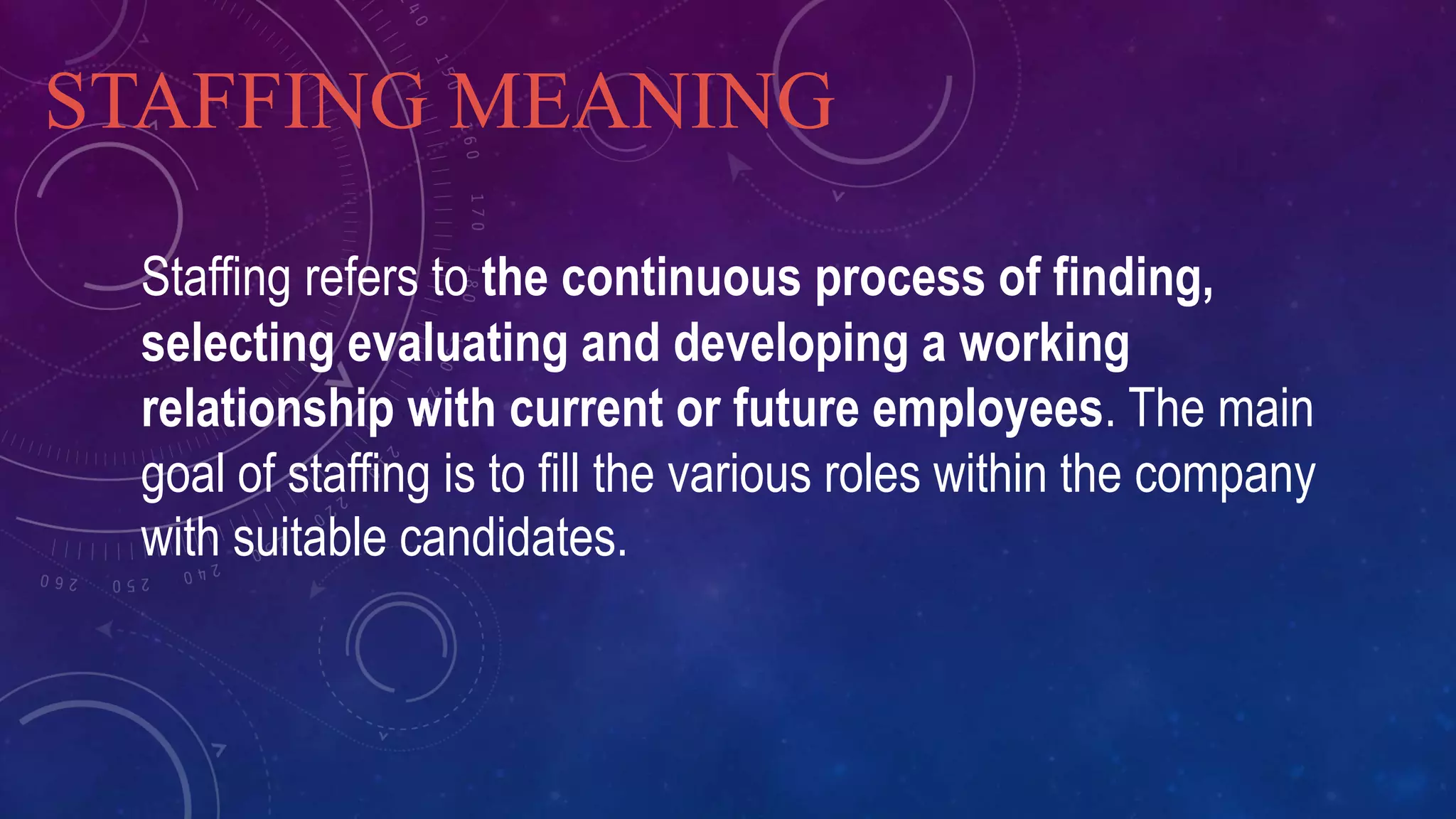 staffing | PPTX | Human Resources | Business