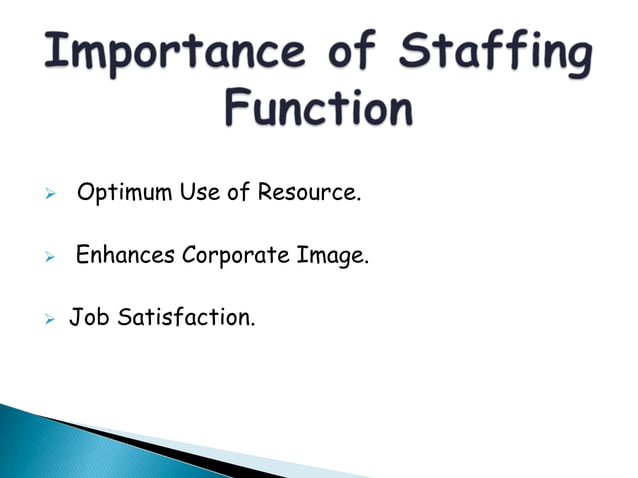 Staffing - Management | PPTX