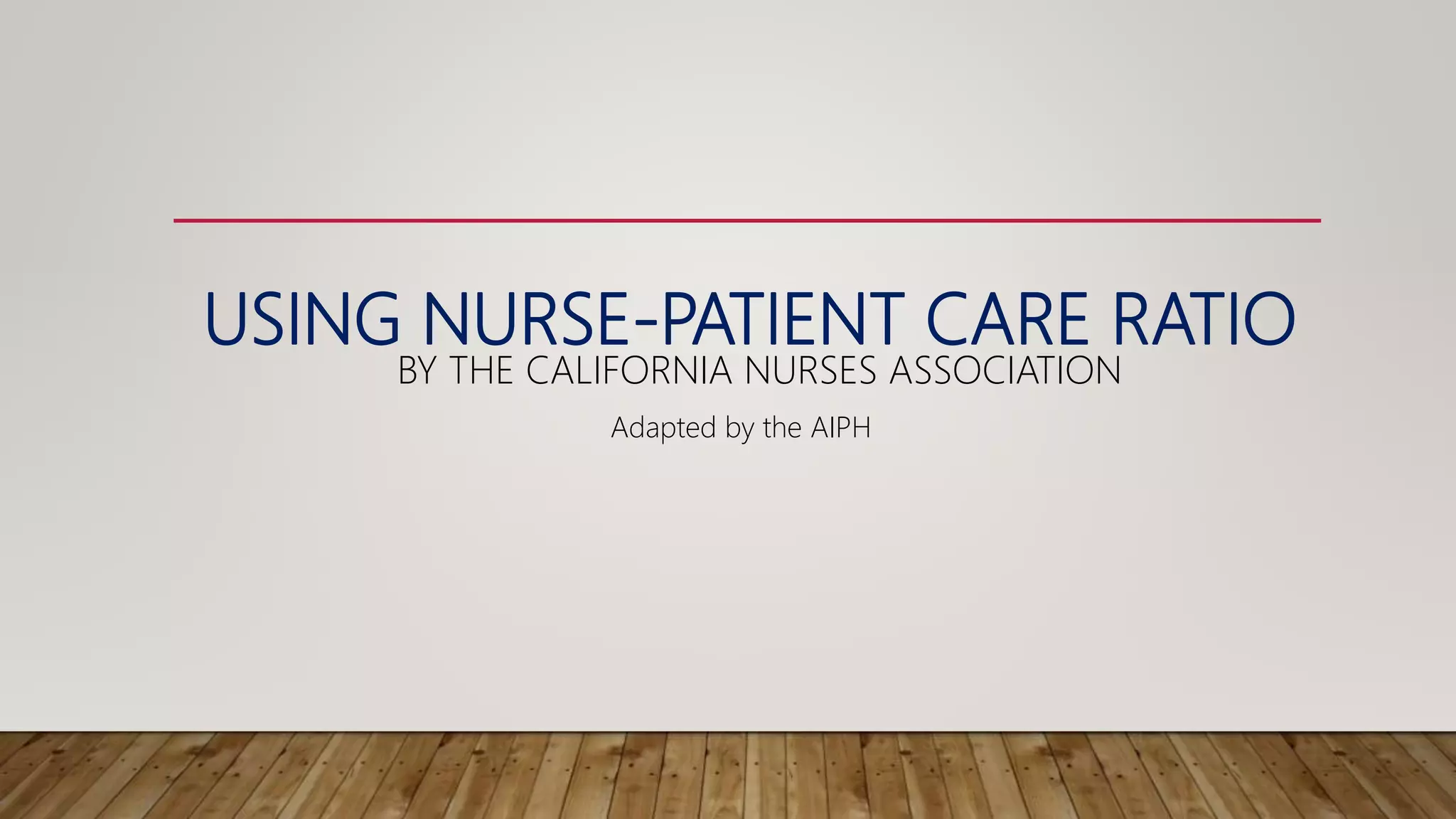 STAFFING AND SCHEDULING for NURSES | PPTX