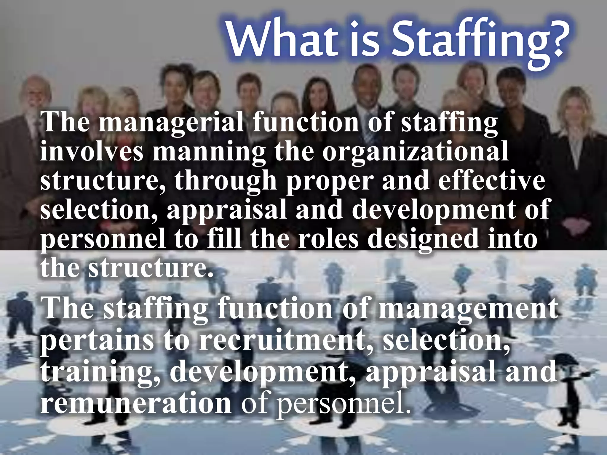 Staffing class 12 Business | PPTX