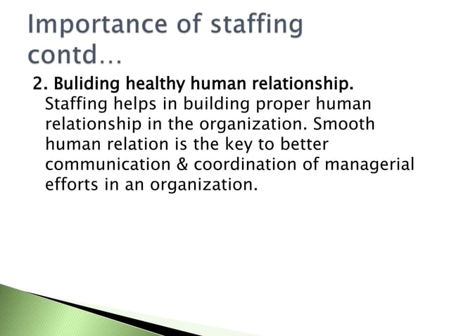 STAFFING, DEFINITION, PHILOSOPHY AND NORMS.pptx | Healthcare Industry ...