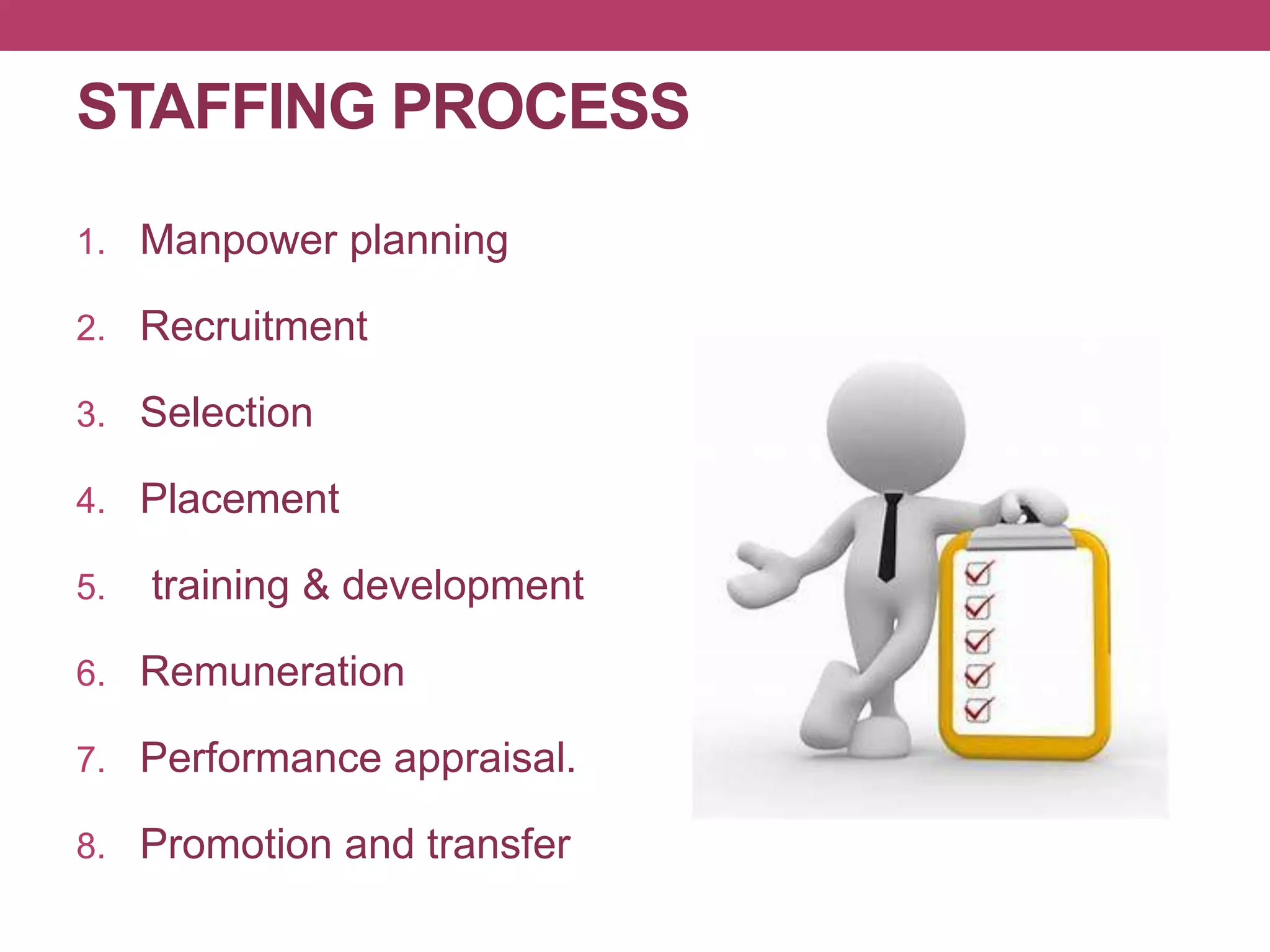 Staffing in management | PPTX