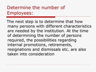 Staffing & manpower planning(9) | PPT