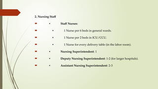 Staffing Pattern.pptx(community health nursing) | PPTX