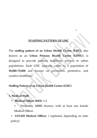 Staffing pattern.docx(Community Health Nursing) | DOCX