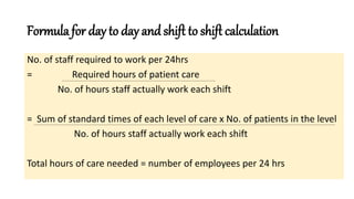 Staffing philosophy , norms | PPTX