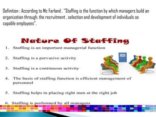 Staffing ppt.pdf, Various sources of Recruitment | PDF