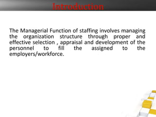 Staffing process | PPTX