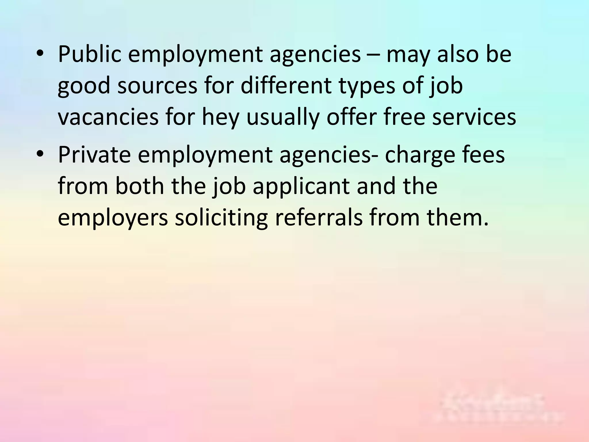 Staffing,recruitment, selection | PPTX