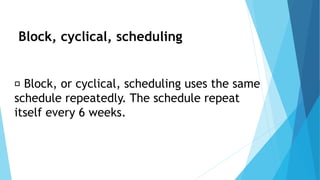 Staffing & scheduling | PPTX