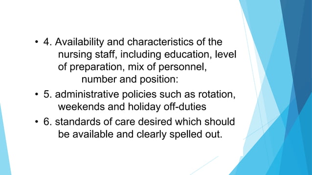 Staffing & scheduling | PPTX