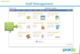 Staff management in Practo | PPTX