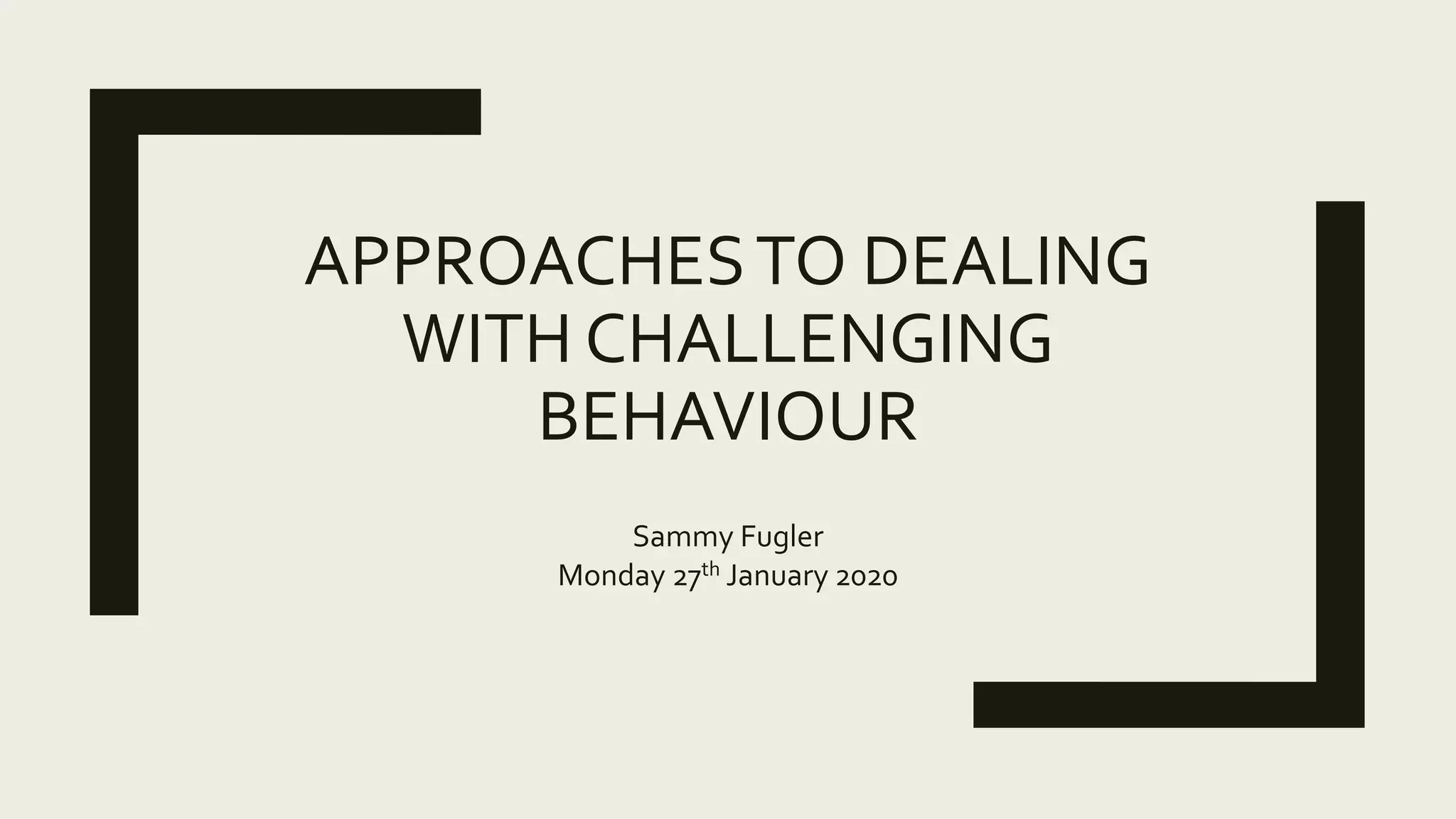 Staff meeting behaviour | PPTX